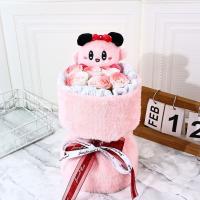 China Cartoon dolls, rose bouquets, soap flowers, Qixi Festival, Star Kirby dolls, flower bouquets, soap bouquets for sale