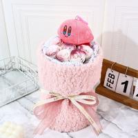 China Cartoon dolls, rose bouquets, soap flowers, Qixi Festival, Star Kirby dolls, flower bouquets, soap bouquets for sale