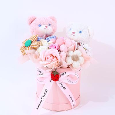China A doll, potted plant, soap, bouquet, finished figurine for a girl's birthday gift to give to her best friend for sale