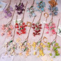 China Blue Star Flower Simulation Flower Fake Bouquet Artificial Silk Flower Plastic Insertion Floral Decoration Wedding Decoration Living Room Decoration for sale