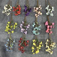 China Blue Star Flower Simulation Flower Fake Bouquet Artificial Silk Flower Plastic Insertion Floral Decoration Wedding Decoration Living Room Decoration for sale