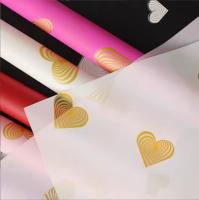 China Florist Wrapping Nosa Paper Series Croti Love Flower DIY Gift Packaging Heart-Shaped Waterproof Film Flower Bouquet Bag for sale