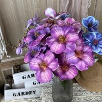China Seven Head Tulip Simulation Fake Flower Handmade Bouquet Wedding Decoration with Silk Flower Artificial Flower Wedding Decoration Floor Flower Arrangement for sale