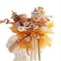 China Thickened Korean Vegetarian Paper 58*58cm Waterproof Matte Paper for Flower Packaging for sale