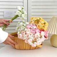 China Ins-style lotus artificial flower wedding hall hand-held bouquet, fresh and simple home decoration photography props for sale