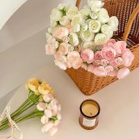 China Ins-style lotus artificial flower wedding hall hand-held bouquet, fresh and simple home decoration photography props for sale
