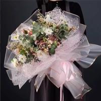 China Hansu Paper Matte Paper Flower Wrapping Paper Golden Edge Jelly Film DIY Material for Flower Bouquets Shipping Time 30-45 Days for sale