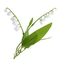 China Simulated small lily of the blue ins style fresh and light decorative items, wedding bride's hand bouquet, plastic artificial flower factory wholesale for sale