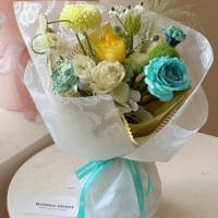China OPP Bouquet Wrapping Paper Matte / Nosa Transparent Flower Packaging Material for sale