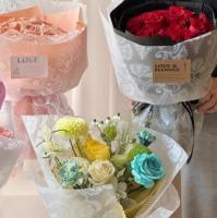 China OPP Bouquet Wrapping Paper Matte / Nosa Transparent Flower Packaging Material for sale