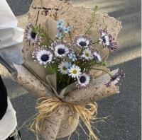 China Florist Wrapping and Bouquet Packing Paper Vintage Hand Torn Leaf Vein in Many Colors for sale