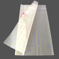 China Florist Wrapping English Lettering Matte Paper Semi-Transparent Frosted Paper and Flower Materials for Gift Wrapping for sale