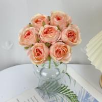 China Ins-style rose artificial flowers with vases, hand-held bouquets, Valentine's Day photo shoots, and birthday gift decorations for sale