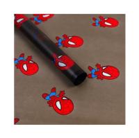 China Bouquet Packing Paper Cross-Border Bestseller Magic Edge Matte Paper with Korean Plain Design for sale