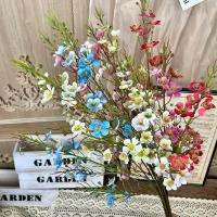 China Simulated Australian plum, artificial flower, finished product for wedding, flower arrangement, landscape flower, high-end feeling, living room, flower bouquet decoration for sale