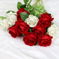 China Valentine's Day New Swan Velvet Fabric Flower Packaging Paper for sale