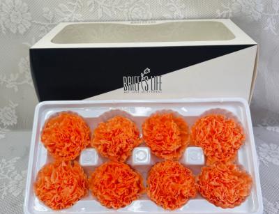 China Eternal Carnation Flower Heads, 8 Pieces DIY Materials Wholesale, Premium Gift for Mother's Day, Rose Dried Flower Bouquet for sale