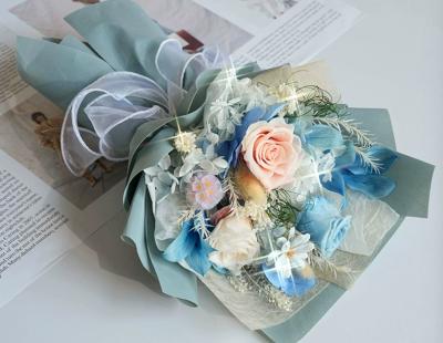 China Eternal rose bouquet, Valentine's bouquet, premium bouquet, Teacher's Day gift, mini gift, dried flowers, wholesale for cross-border for sale
