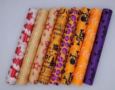 China Gauze Table Runner with Printing and Gold Stamping for sale