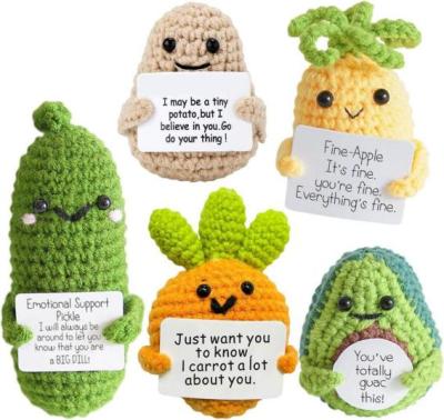 China Positive Crochet Cotton Doll DIY Emotional Support Toy, Yarn for sale