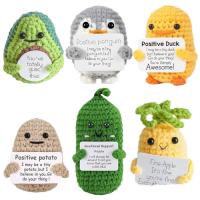 China Positive Crochet Cotton Doll DIY Emotional Support Toy, Yarn for sale