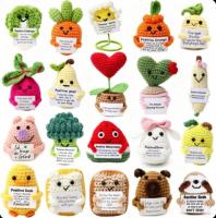 China Positive Crochet Cotton Doll DIY Emotional Support Toy, Yarn for sale