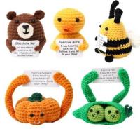 China Customizable Crochet Plush Doll, 11-30cm, PP Cotton Filling, for Baby & Stress Relief for sale