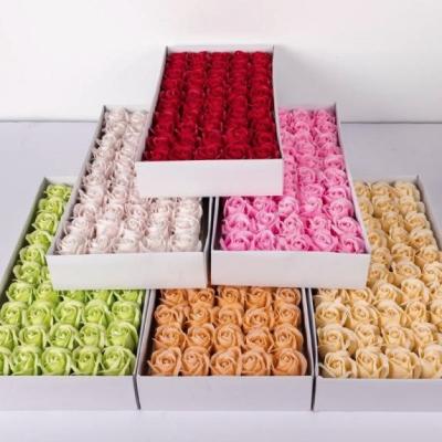 China Three-Layer Soap Flower Rose Heads, Handmade Scented Artificial Roses for Valentine's Day, Mother's Day, Wedding & Home Decoration for sale