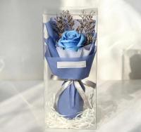 China Creative Flowers Artificial Soap Rose Flowers Handmade Fragrant Flowers Rose Bouquet One Piece Rose for Valentine's Day for sale