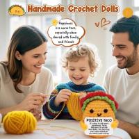 China Positive Crochet Taco Birthday Gifts Crochet Dolls Emotional Inspirational Support Positive Present for Graduation Mom Teachers for sale