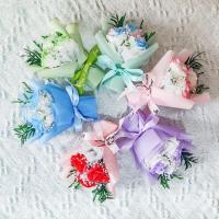 China Mini Soap Flower Red Rose Small Bouquet Handmade Lightweight Model 012 Valentine's Day Mother's Day Thanksgiving for sale