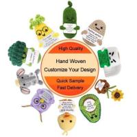 China Custom Crochet Animal Plush Toy, OEM/ODM 11-30cm Soft Stuffed Toy with ASTM/CPSIA/CE Certifications for sale