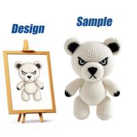China Handmade Cotton Crochet Tiger Plush Toy 10-30cm, Custom Logo OEM Stuffed Animal for Gift & Decoration for sale