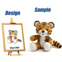 China Custom Amigurumi Crochet Plush Toy, OEM 11-30cm Soft Stuffed Toy with CE/EN71/CPC/ASTM Certifications for sale