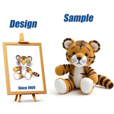 China Custom Amigurumi Crochet Plush Toy, OEM 11-30cm Soft Stuffed Toy with CE/EN71/CPC/ASTM Certifications for sale