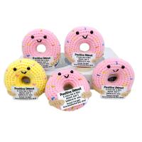 China Handmade Donut Crochet Plush, Eco-Friendly Textile & Fabric Emotional Support Gift for sale