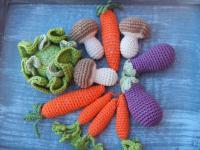 China Amigurumi Baby Play Cute Vegetable Crochet Handmade Baby Toys for sale