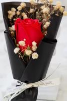 China Mini Soap Rose Bouquet Unique Bulk Wedding and Valentine's Day Gifts Dried Soap Flowers for sale