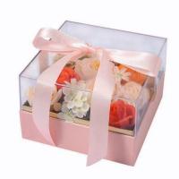 China Luxury Handmade Forever Soap Flower Rose Bouquet in Acrylic Box, Elegant Scented Soap Flower Gift for Valentine's Day, Christmas & Birthday for sale
