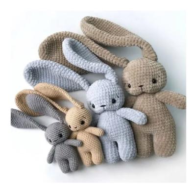 China 11-30cm Plush Bunny Amigurumi, PP Cotton Crochet Toy for Baby & Christmas Gifts for sale