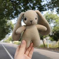 China 11-30cm Plush Bunny Amigurumi, PP Cotton Crochet Toy for Baby & Christmas Gifts for sale
