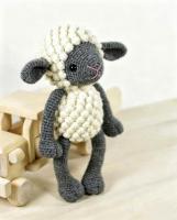 China 35cm Handmade Crochet Animal Toy, Cotton Yarn Kids Gift with Printing/Embroidered, Low MOQ for sale