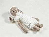 China 35cm Handmade Crochet Animal Toy, Cotton Yarn Kids Gift with Printing/Embroidered, Low MOQ for sale