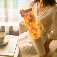 China New Arrival Valentine's Day Gift Realistic Rose Soap Flowers Hug Bucket Birthday Gift With LED Lights 9-Stem Soap Rose Bouquet for sale