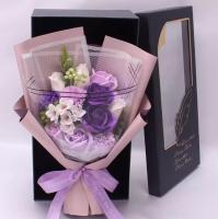 China Rose Soap Flower Bouquet Gift Mother's Day Flower Bouquet Gift Box New Products Unique Flowers Gift for sale