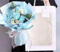 China Eternal Dried Soap Flower Bouquet Eco-Friendly Long Lasting for Mother's Day Valentine's Day Graduation & Wedding for sale