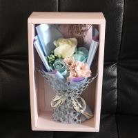 China Hot Sale Soap Flowers Bouquet Gift Box Artificial Flower Dried Flower for Birthday Valentine's Day Christmas for Mother's Day for sale