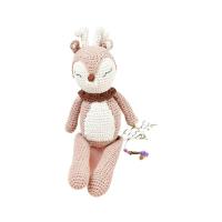 China Animal Cute Handmade Crochet Knitted Doll Finished Cotton Fabric Baby Gift Toy with PP Cotton Filling 31-50cm for sale