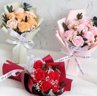 China Rose Soap Bouquet in Novelty Gifts Dried Flower Stars Gift Box Packaging Mother's Day Birthday Gifts for sale