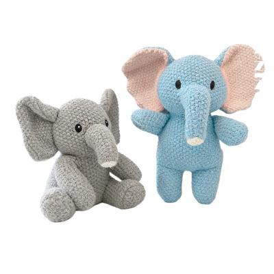 China Cross-border New Arrival Cotton Knitted Doll Lamb Rabbit Elephant Plush Toy Bear Crochet Creative Children's Day Gift Women for sale